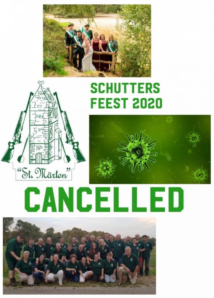 Schuttersfeest 2020 gecanceld! – Schuttersvereniging St. Märten